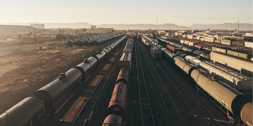 Building a Rail Yard Digital Twin with AnyLogic Simulation